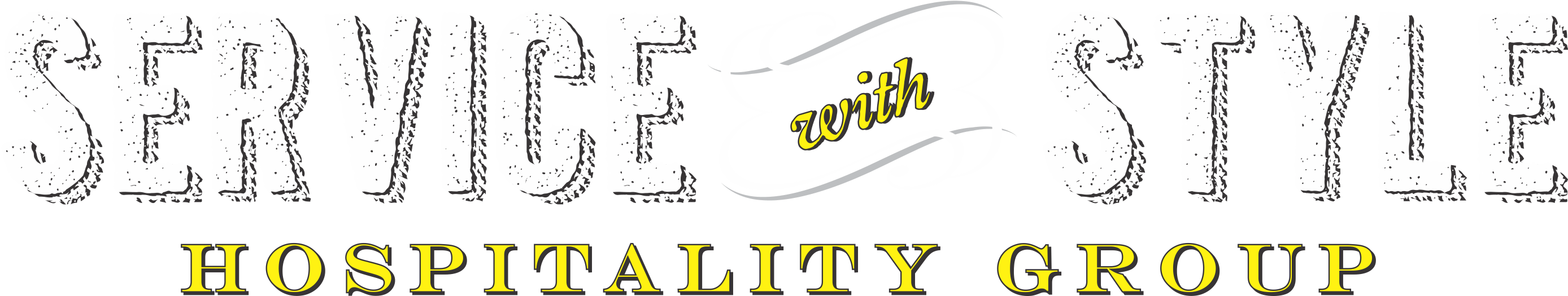 Logo Transparent White Letters - Hospitality Service Styles (3300x900 ...