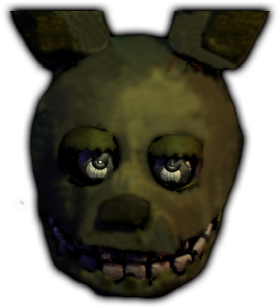 Questionfirst - Springtrap Real Life (768x768), Png Download