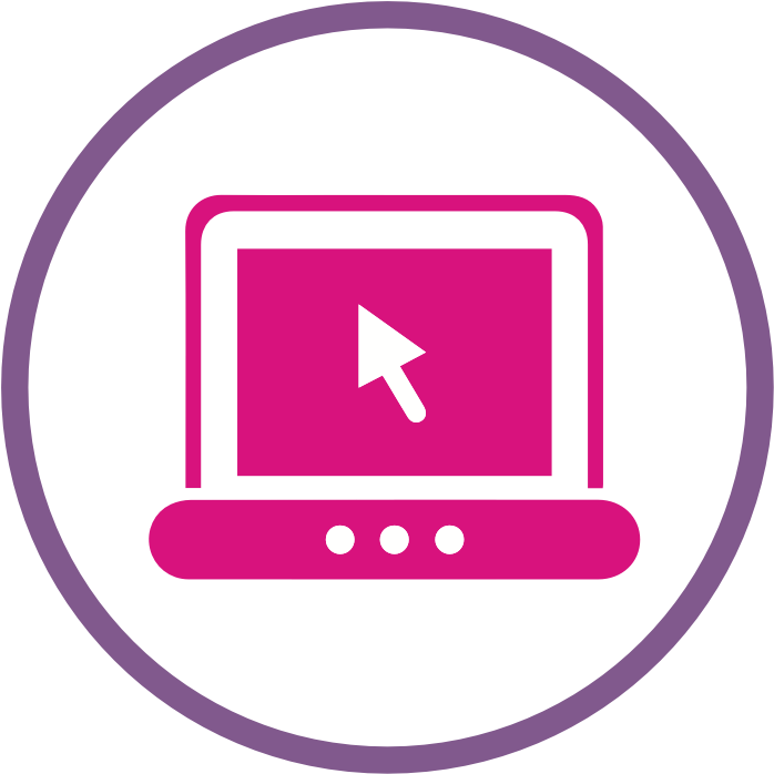 Free Icons Png - Pink Pc Png (700x707), Png Download