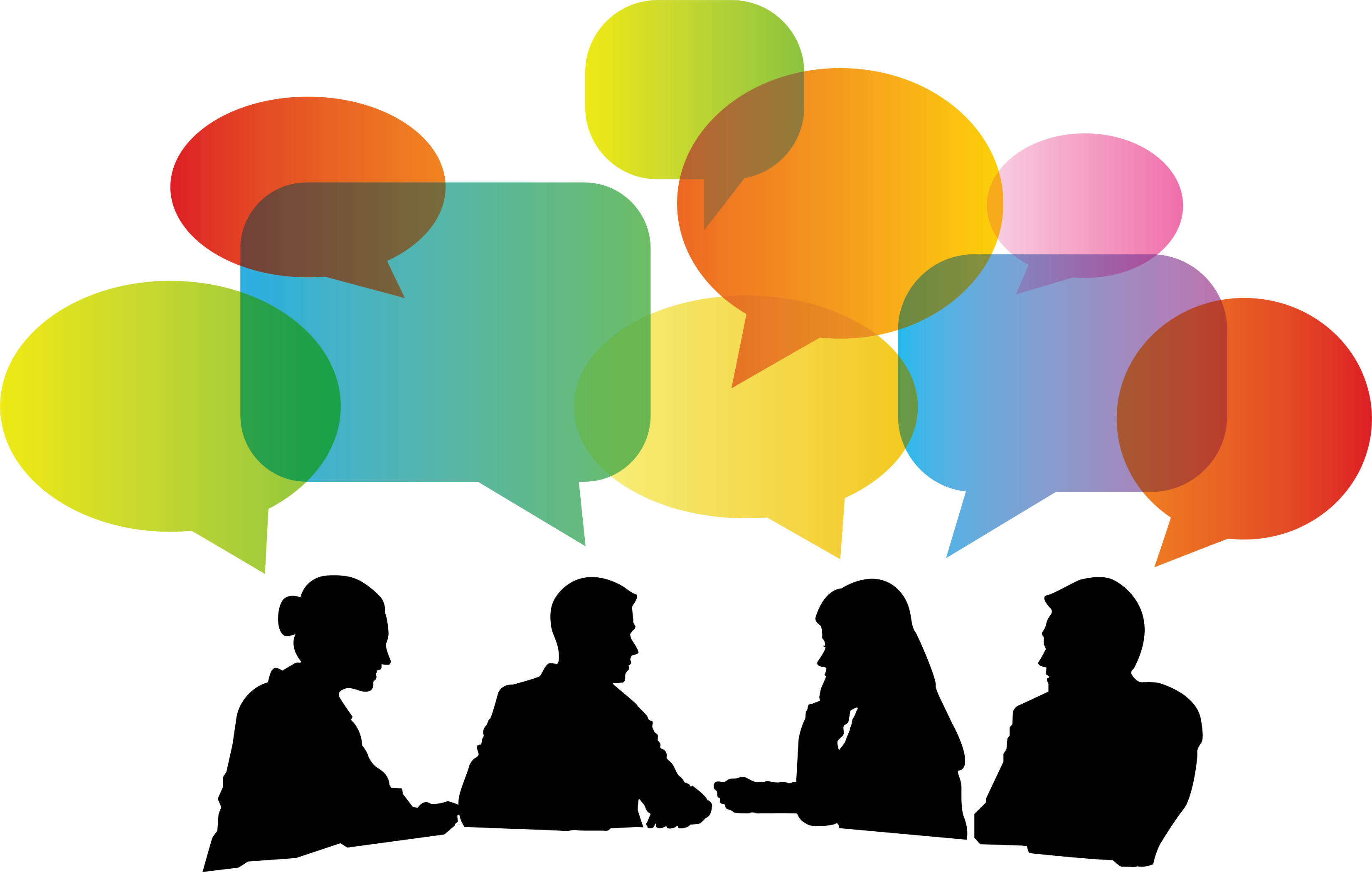 Download Image Of People Having A Discussion - Istock | Transparent PNG ...