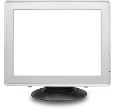 Old Crt Monitor - Old Pc Monitor Png (383x366), Png Download
