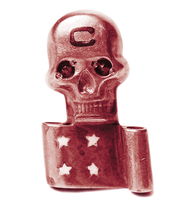 Download Metal Pin Of A Skull And A Scroll - Skull | Transparent PNG ...