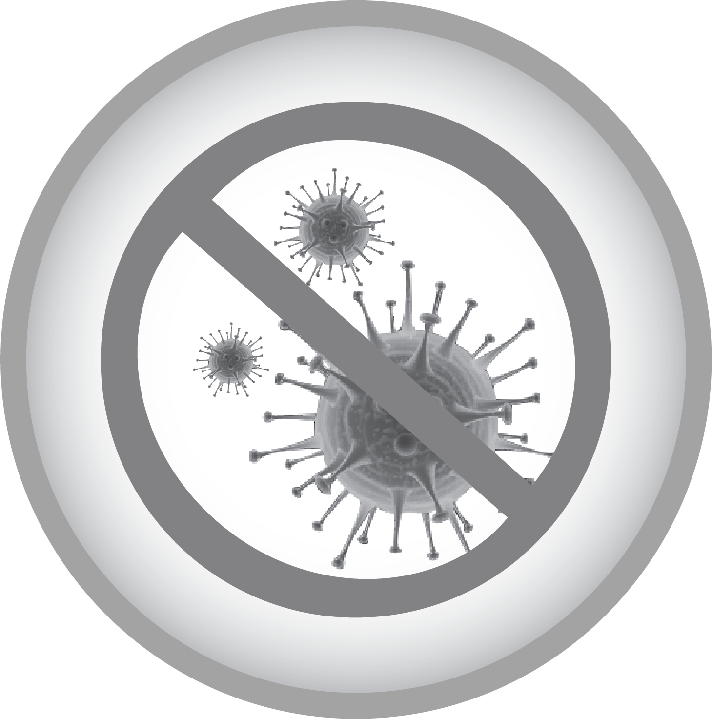 No Germs - Circle (1483x1482), Png Download