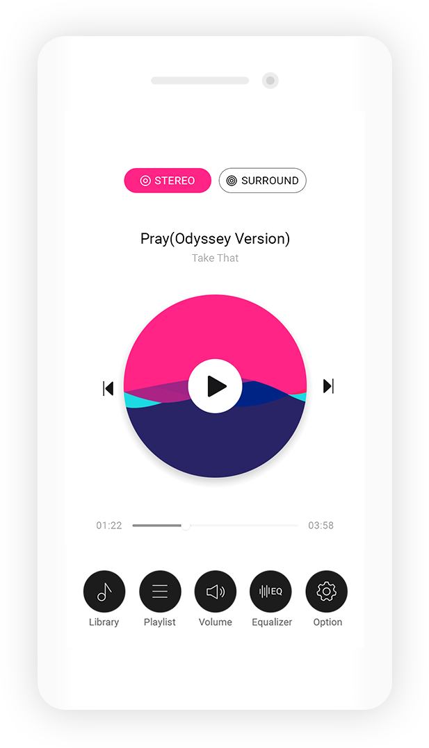 Aron Music Player - Circle (720x1160), Png Download
