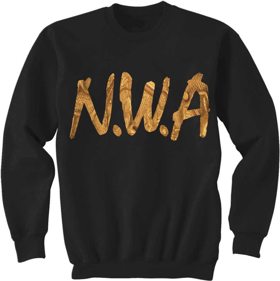 Nwa At Logotextureframesweater (1000x1000), Png Download