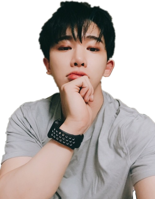 Wonho Sticker - Wonho Selca (499x642), Png Download