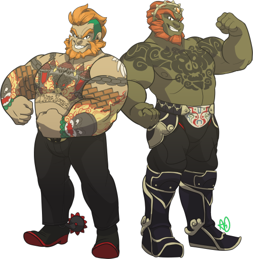 Mario Legend Of Zelda Bowser Ganondorf Ganon Commissions - Human Bowser ...