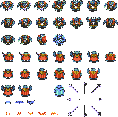 Gannon - Ganondorf Sprite Sheet (414x412), Png Download