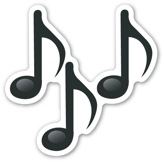 Music Emoji Png (528x523), Png Download