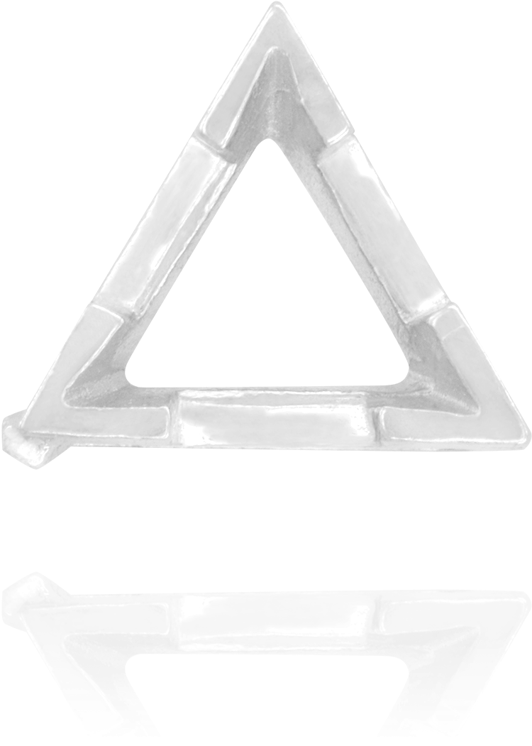 V End Triangle Shape Single Wire Settings (3mm 10mm) - Triangle ...