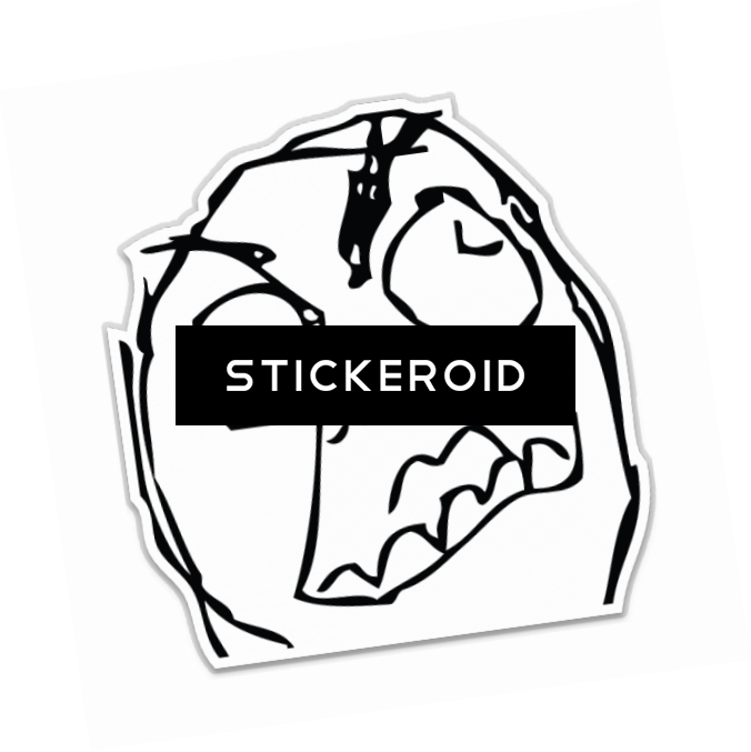 Rage Meme - Png Rage Face Meme (676x677), Png Download