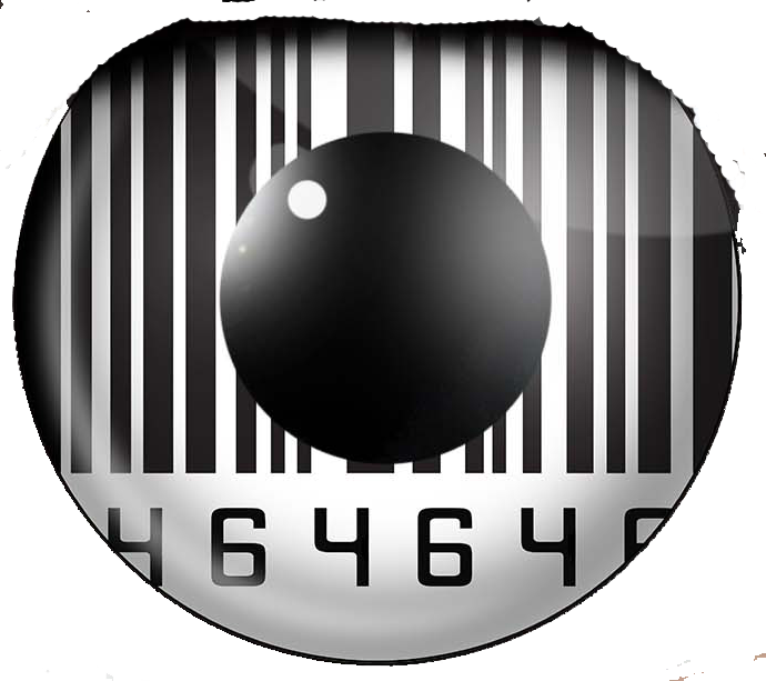 Barcode - Bullseye White Sclera Halloween Contact Lenses (690x613), Png ...
