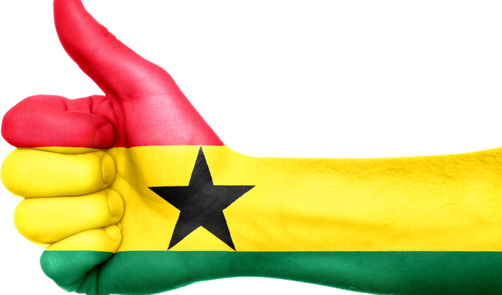 Ghanaian Celebrities - Ghana Flag (1020x600), Png Download