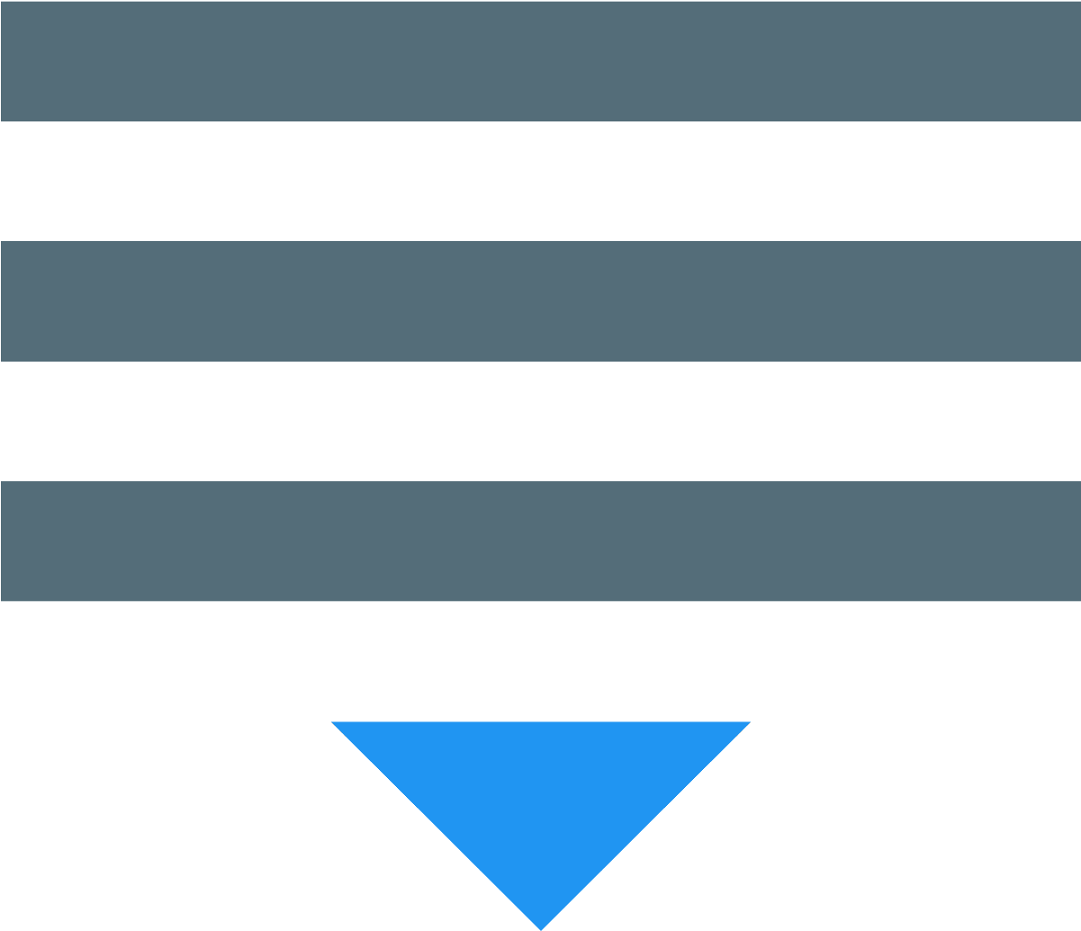 Pull Down Icon - Icon (1600x1600), Png Download