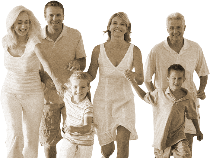 Family - Family Picture 6 People (708x526), Png Download