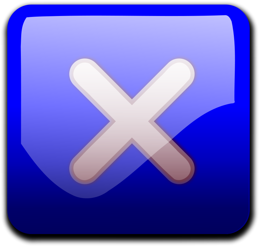 Download Close Button Blue Svg File | Transparent PNG Download | SeekPNG