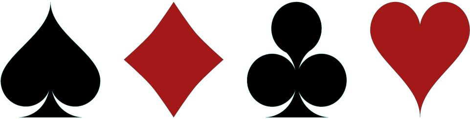 Clipart - Four Suits - Card Suits Clip Art (800x800), Png Download