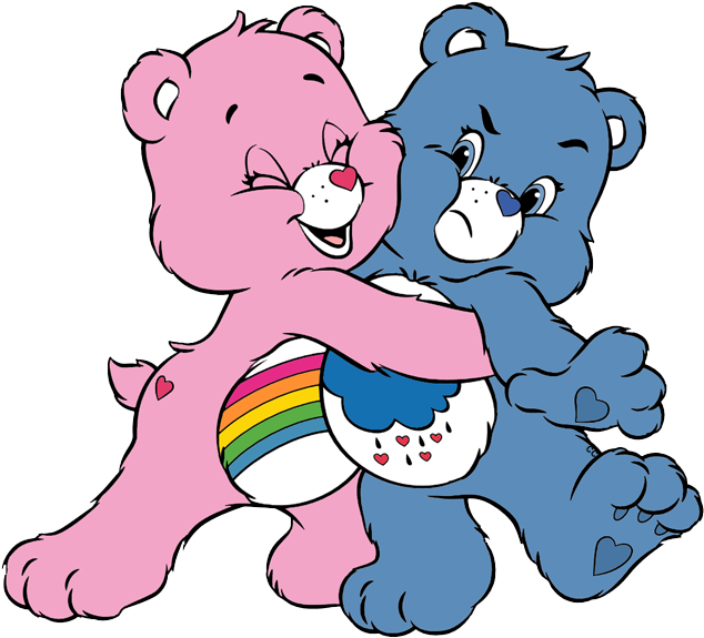 Care Bears And Cousins Clip Art - Grumpy Bear And Cheer Bear (644x585 ...