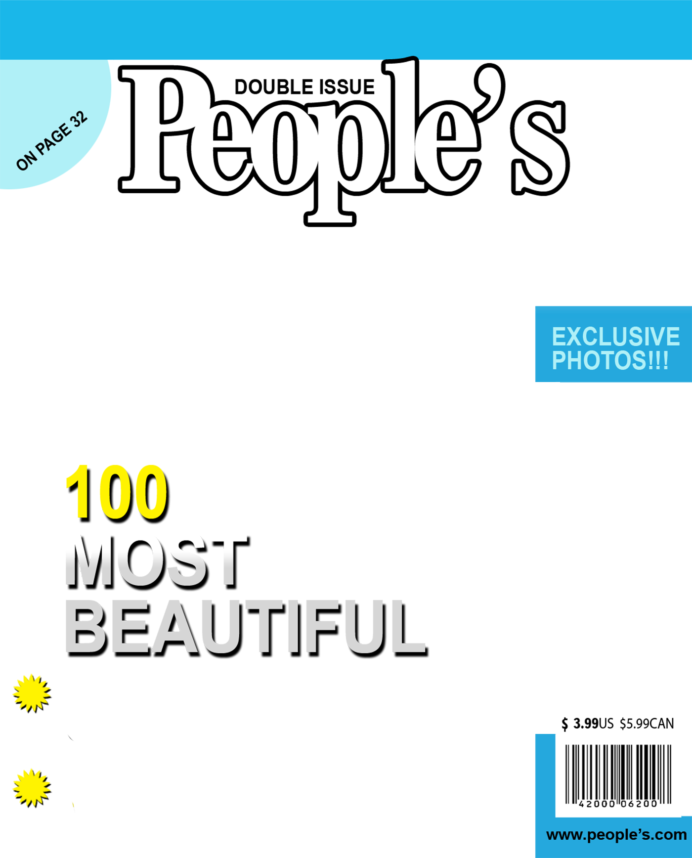 Create A Magazine Cover With An Image Of Your Own Magazine 1400x1736 