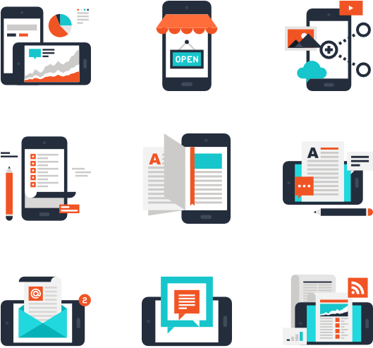 Mobile Apps And Services - Mobile App Vector Icon (600x564), Png Download