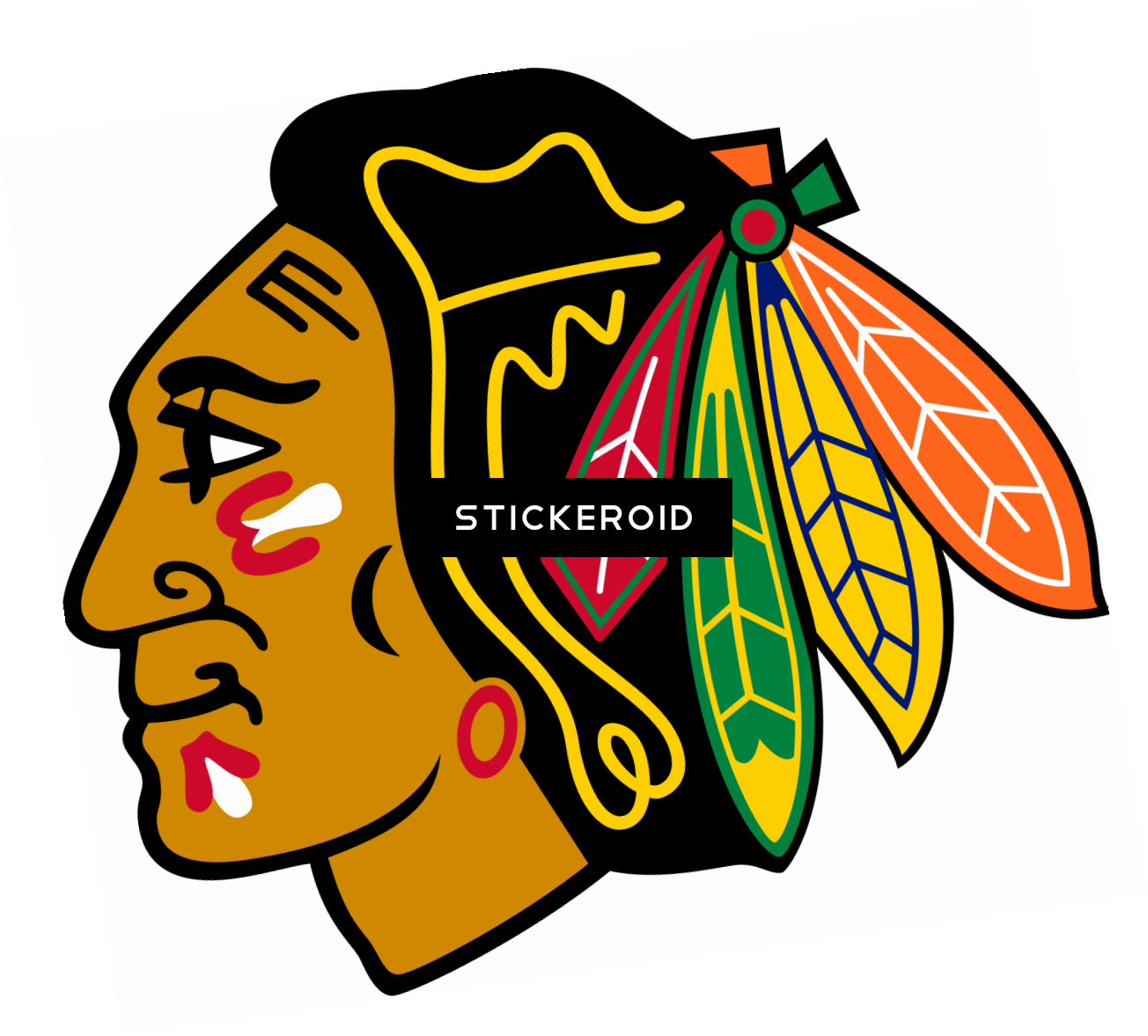 Chicago Blackhawks Logo - Logo Chicago Blackhawks (1304x1177), Png Download