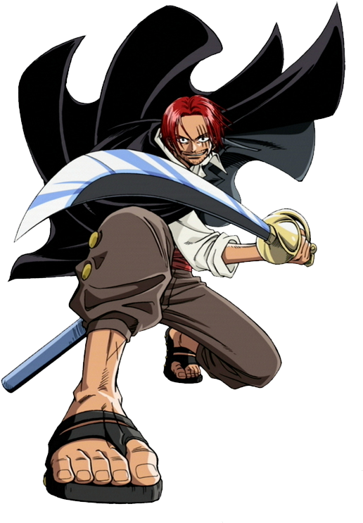 Shanks One Piece (538x760), Png Download