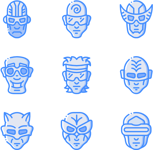 Download Super Heroes - Icon | Transparent PNG Download | SeekPNG