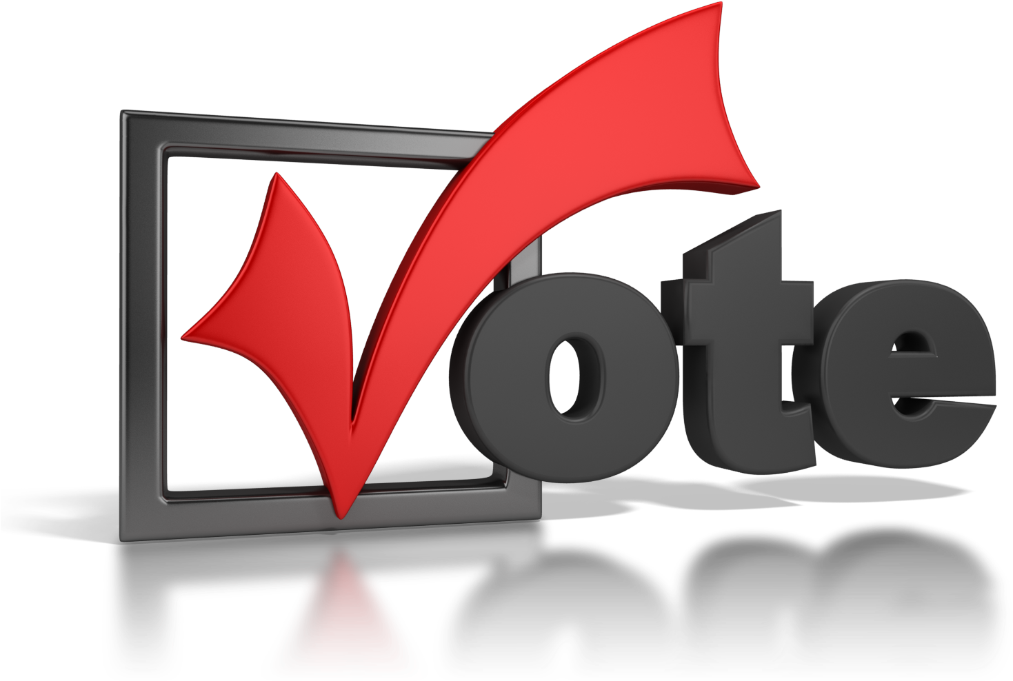 Vote Check Mark Png (1600x1000), Png Download
