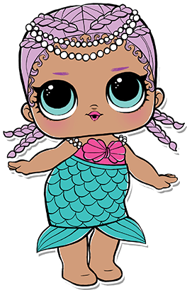 1-015 Merbaby - Lol Merbaby (403x550), Png Download
