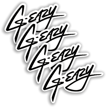 Download G Eazy Logo Signature Die Cut Sticker Pack - G Eazy ...
