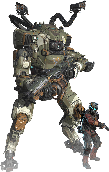 Download Titanfall 2 - Concept Art Bt Titanfall | Transparent PNG ...