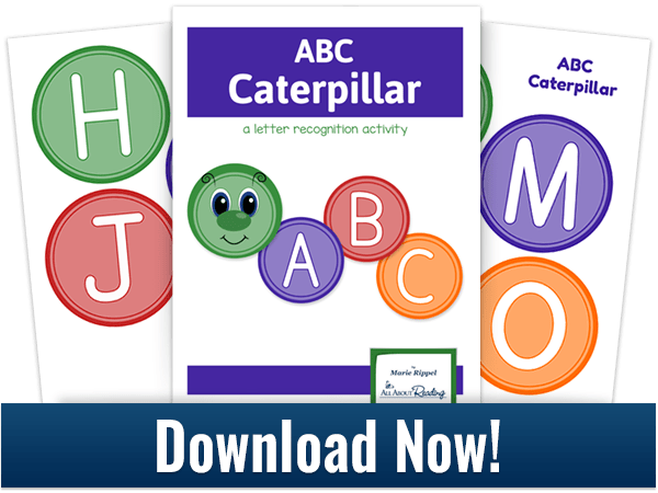 Abc Caterpillar Activity Download Three-page Spread - Preschool ...