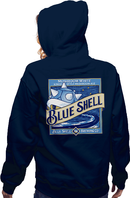Blue Shell Beer - Shirt (650x650), Png Download