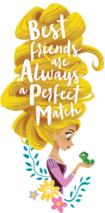 Best Friends Are Always A Perfect Match - Disney Tangled There Is More ...