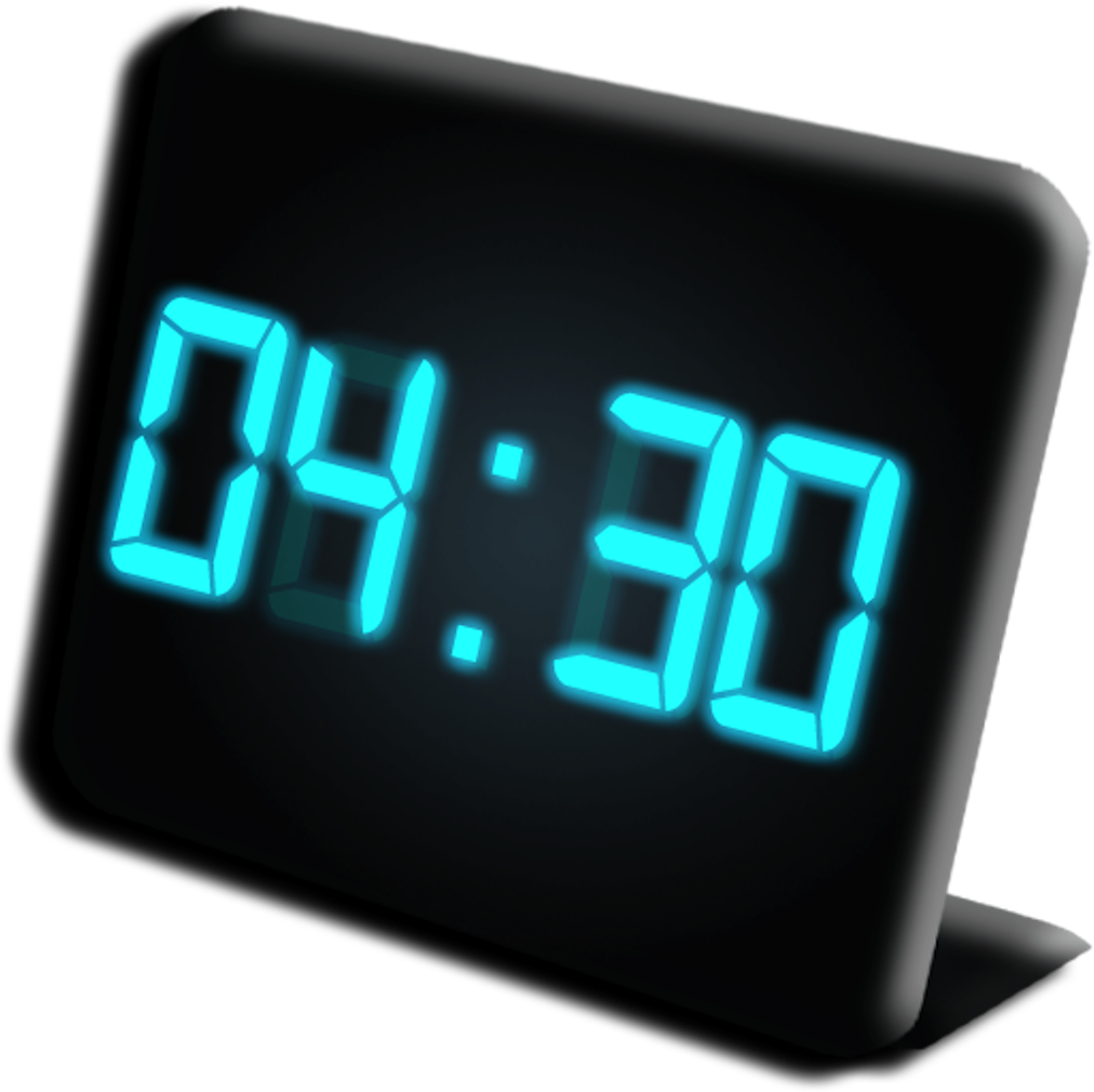 Digital Clock Png - Digital Clock 4 30 (1024x1024), Png Download