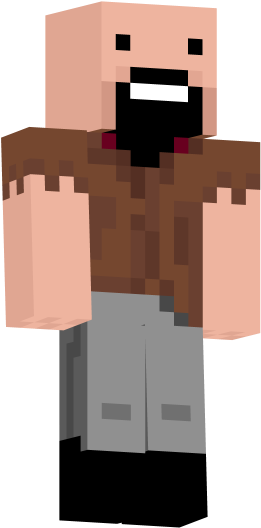 Notch Minecraft Skinnotchpng 3lwvpxsk - Notch Minecraft Skin (640x640 ...