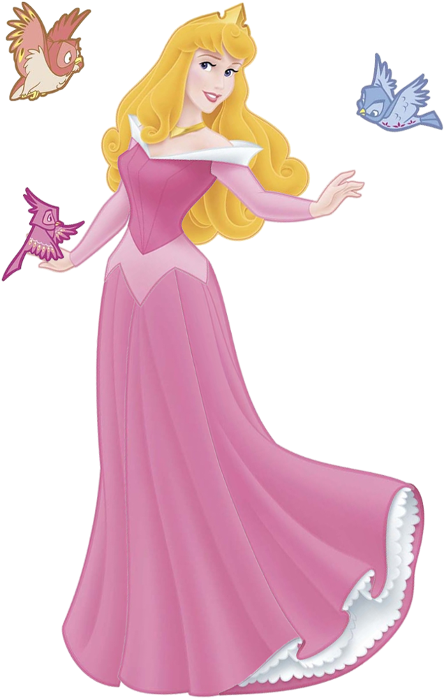 Pink Disney Characters