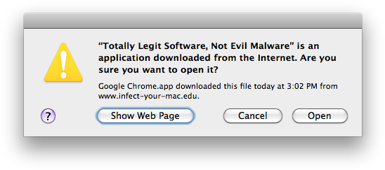 App Quarantine Dialog Box - Mac Os Dialog Box (561x256), Png Download