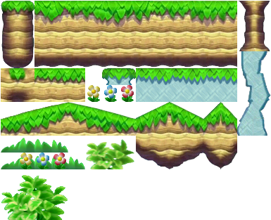 Download Grass Tiles Nsmbu - New Super Mario Bros Grass Tile ...