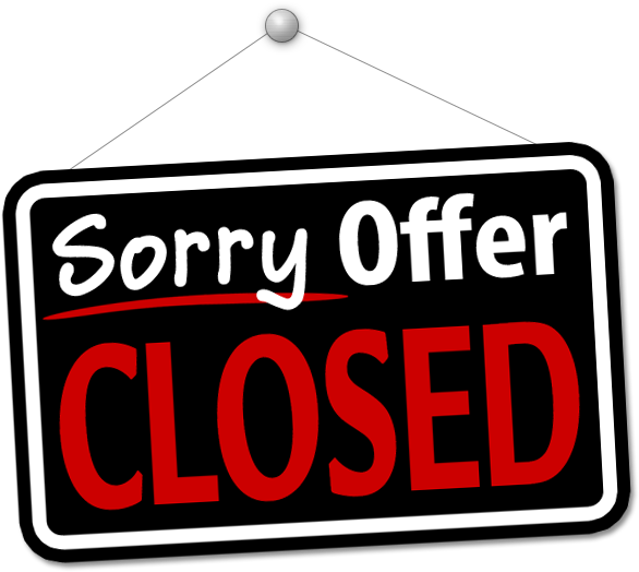 Offer Closed Sign - Information (800x600), Png Download