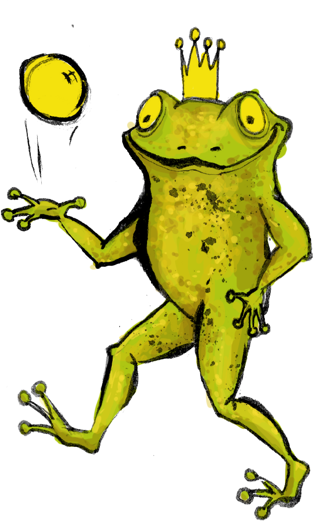 Frog King - The Frog Prince (800x1200), Png Download