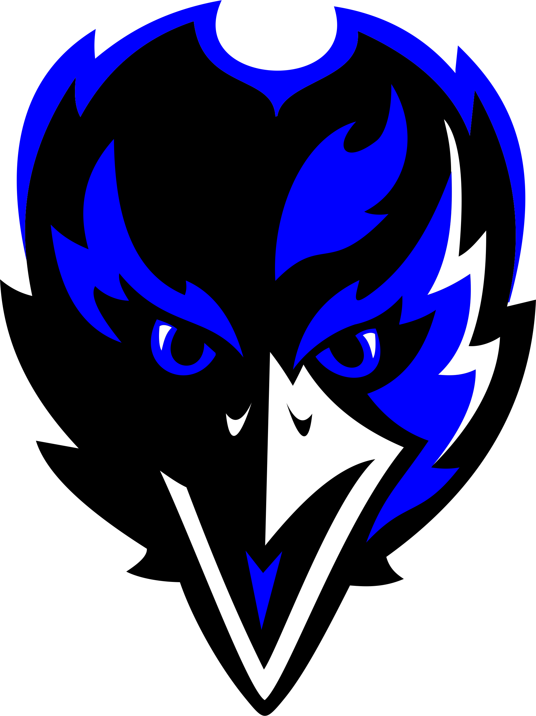 Anthony Ravens Store - Baltimore Ravens Logo (1766x2360), Png Download