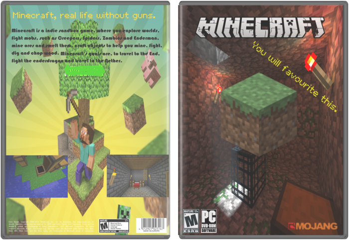 Minecraft Box Art Cover - Lore Of The Ender Dragon (700x482), Png Download