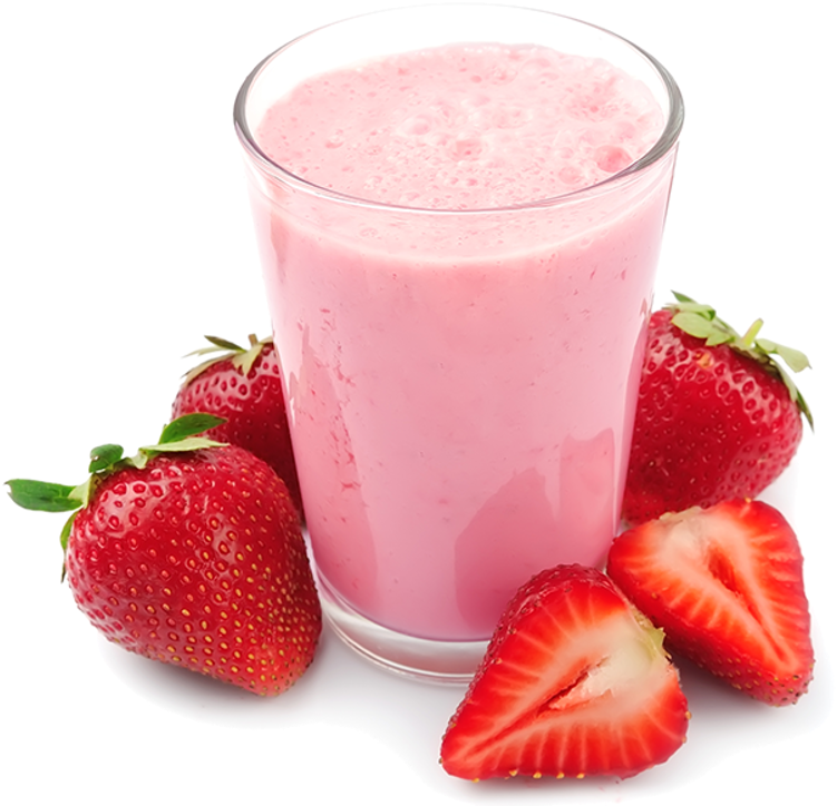 Strawberry Milkshake E-liquid - Strawberry Milk (800x800), Png Download