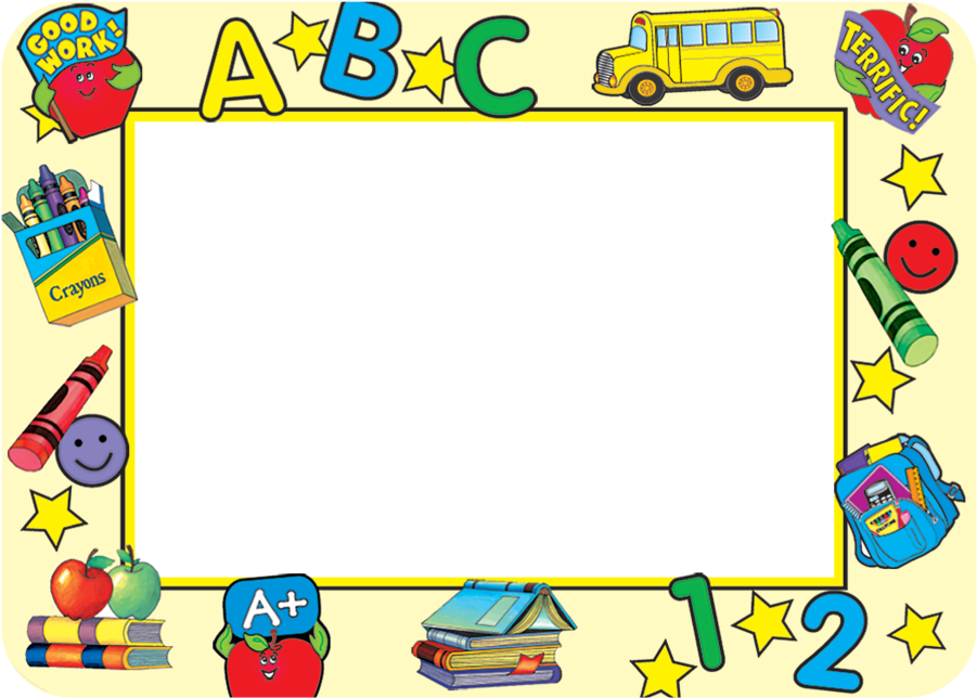 Download Tcr5404 School Tools 2 Name Tags/labels Image - Name Tag For ...