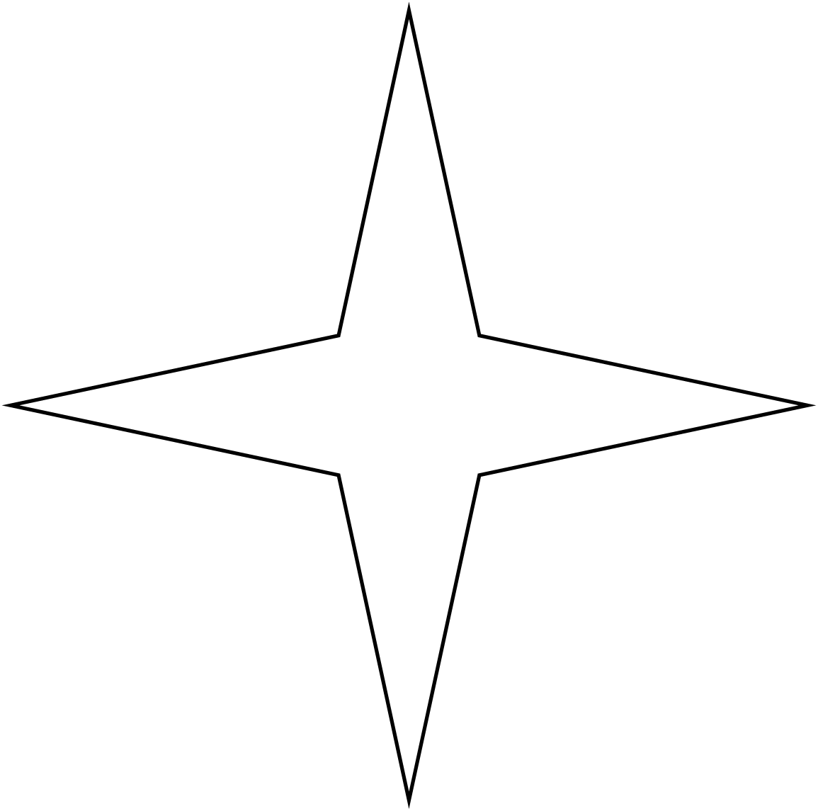 Download 4 Point Star - Portable Network Graphics | Transparent PNG ...