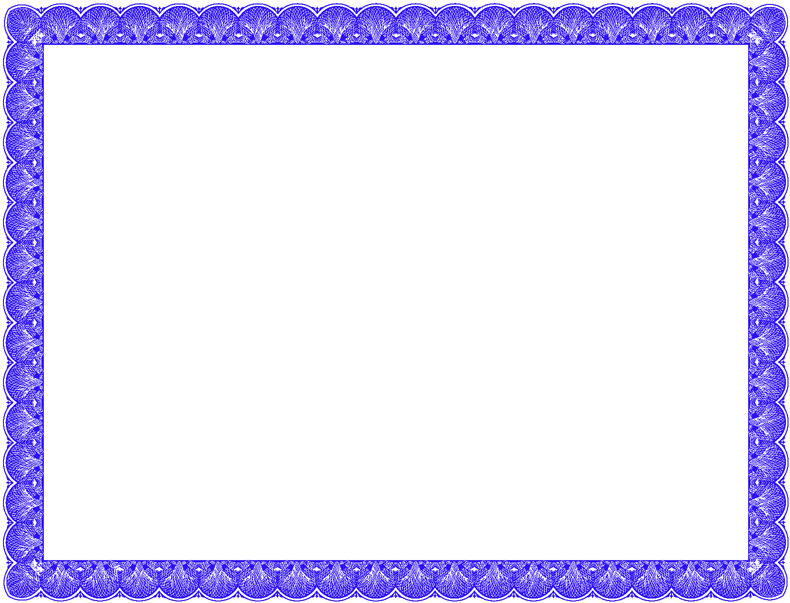 Fancy Borders Certificate Border Vector Design 1650x1275 Png Download