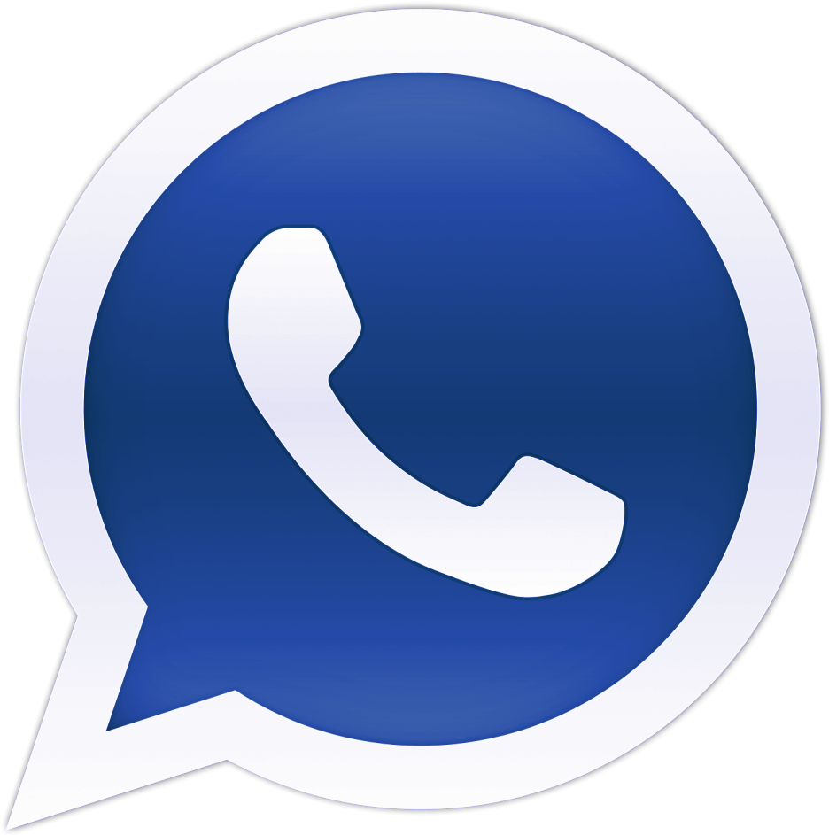 Download Blue Whatsapp Logo Clip Art - Logo Original Whatsapp Png ...