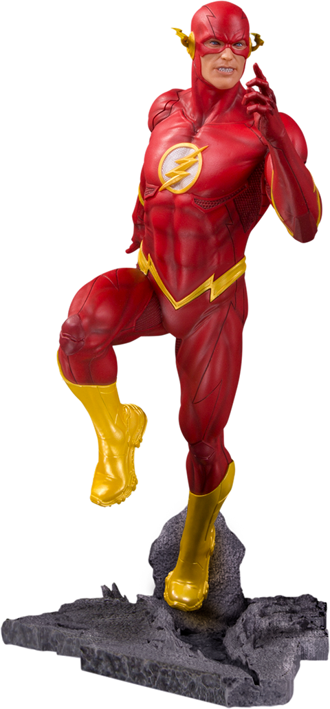 Dc Comics Statue The Flash - Dc Core The Flash Pvc Statue (480x1031 ...