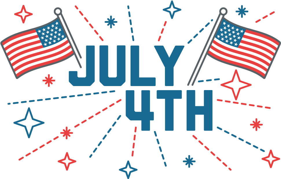 4th Of July - 4th Of July Png (1000x650), Png Download